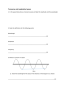 AQA waves topic questions | Teaching Resources