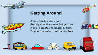 Transport Poetry Bundle | Teaching Resources