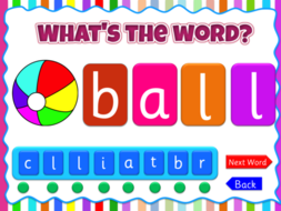 Phonics Blending activity game- goulfb Animated PPT with sound effects ...