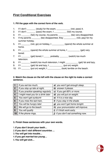 Using Conditional Sentences (B1 & B2) | Teaching Resources