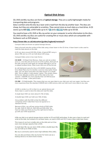 Storage KS3 Lesson | Teaching Resources