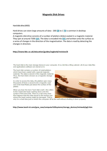 Storage KS3 Lesson | Teaching Resources