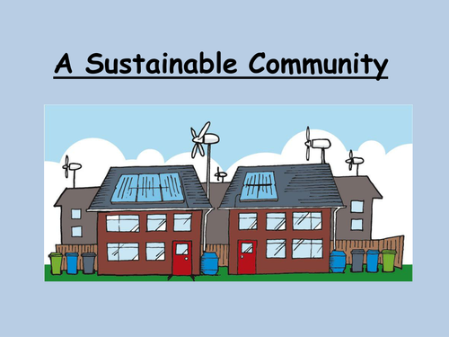 Sustainable Communities | Teaching Resources