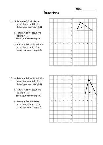 Transformations bundle | Teaching Resources