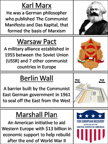 Cold War Word Wall Cards | Teaching Resources