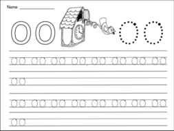 Writing Paper/ Alphabet Tracing in Sassoon Font (Jolly Phonics ...