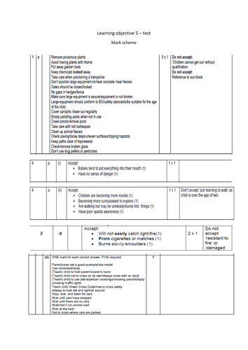 NEW QUAL Cambridge nationals Child development - RO18 (exam) Health and ...