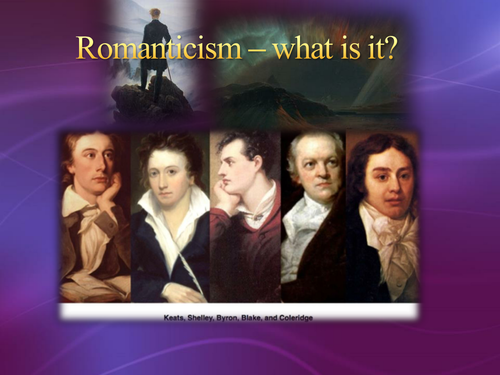 Romanticism in poetry: introduction to the movement | Teaching Resources