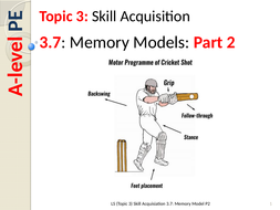 A-Level PE EDEXCEL (spec 2016) 3.7: Memory Models (Part 2) by ...