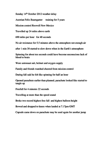 Free falling though the different layers of the atmosphere | Teaching ...