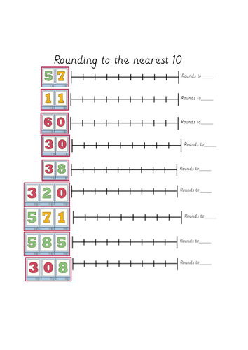 Rounding to the Nearest 10 Lesson Pack | Teaching Resources