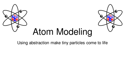 Hanging Atom Models | Teaching Resources