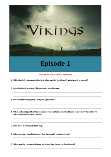 The Vikings | Teaching Resources