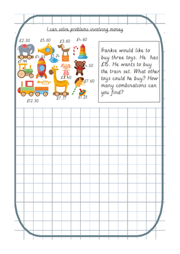 Adding Money Decimal Numbers Investigating Amounts | Teaching Resources