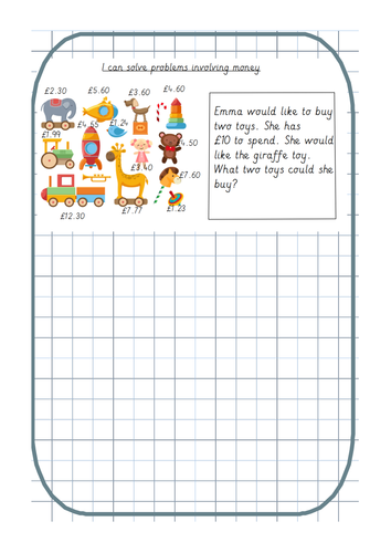 Adding Money Decimal Numbers Investigating Amounts | Teaching Resources