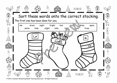 Christmas Phonics Activity Booklet - 20 pages | Teaching Resources