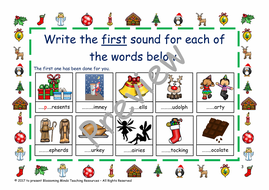 Christmas Phonics Activity Booklet - 20 pages | Teaching Resources