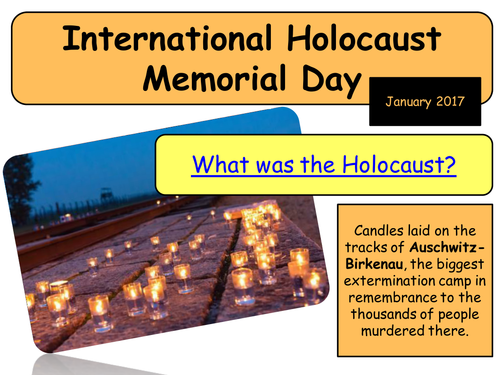Holocaust Memorial Assembly | Teaching Resources