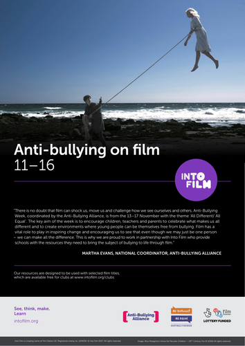 Anti-bullying on film: 11-16 | Teaching Resources