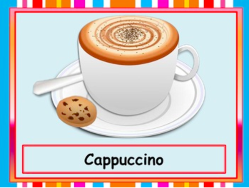 Fruit Drinks, Coffee and Tea Flashcards (Role-Play activity) | Teaching ...