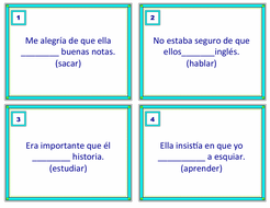 Imperfect Subjunctive Task Cards - Imperfecto de Subjuntivo | Teaching ...