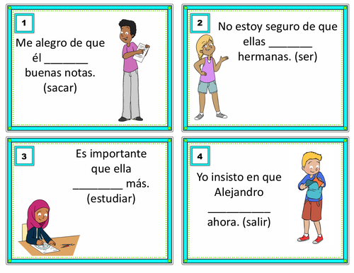 Spanish Subjunctive BIG Bundle: Presente de Subjuntivo - TOP 14 ...
