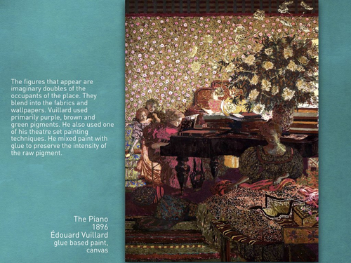 Edouard Vuillard - Nabi - Intimist - Art History - 202 Slides ...