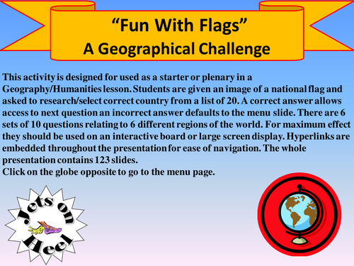 Fun with Flags, A Geographical Challenge | Teaching Resources