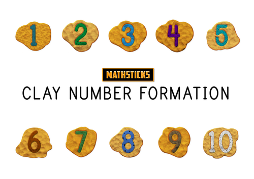 Clay Number Formation Mats | Teaching Resources