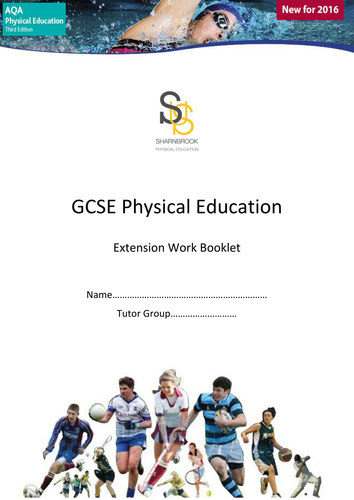 2016 New Spec Aqa Gcse Pe Full Course Resource Teaching Resources