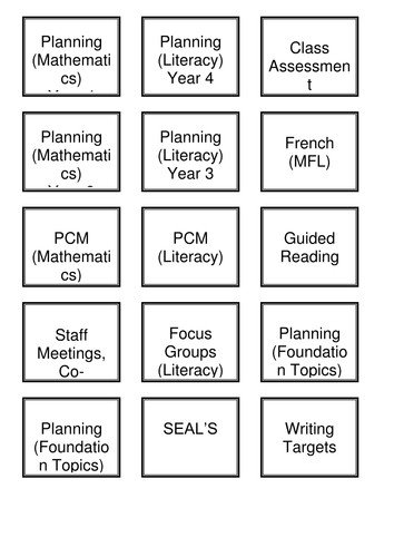 Editable Folder Labels | Teaching Resources