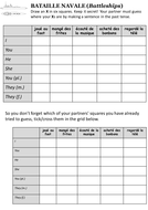 KS3 French: Perfect Tense battleships (pairwork game) | Teaching Resources