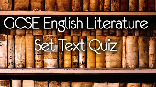 Lord of the Flies GCSE Quiz | Teaching Resources