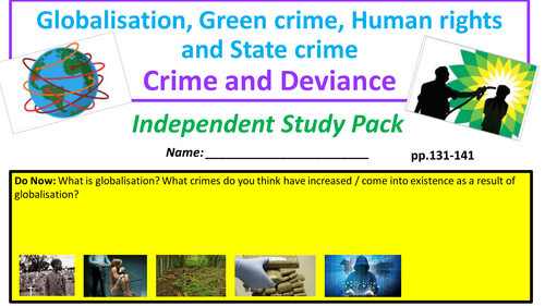 Year 13 Globalisation, Green Crime, State Crime and Human Rights ...
