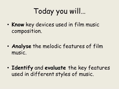 Star Wars Edexcel GCSE Music | Teaching Resources