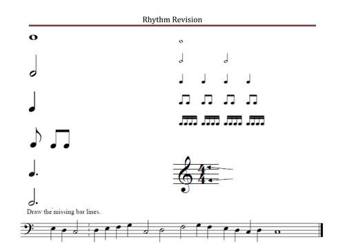 GCSE Music - Rhythm | Teaching Resources