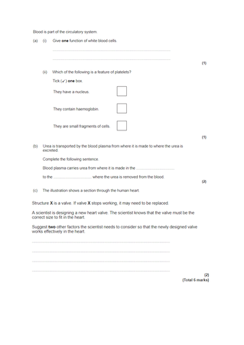 The heart and blood vessels (revision) - complete lesson (GCSE 1-9 ...