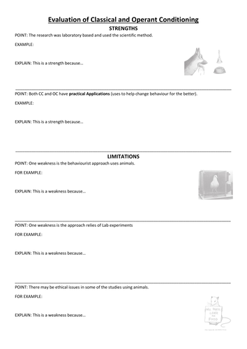 The BEHAVIOURIST Approach (CLASSICAL and OPERANT CONDITIONING ...