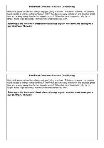 The BEHAVIOURIST Approach (CLASSICAL and OPERANT CONDITIONING ...