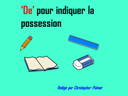 French: 'De' to denote possession | Teaching Resources