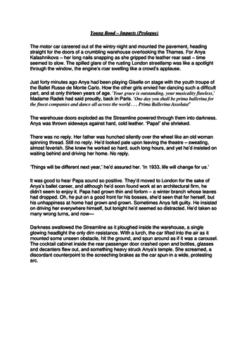 Y7 Creative Writing - Spy Fiction | Teaching Resources