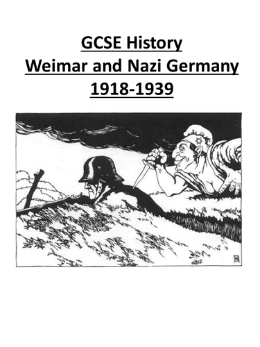 Section 1 (Weimar Germany 1918-1933 - Edexcel 9-1 GCSE History ...