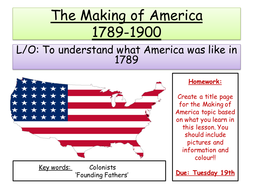 Introduction to the Making of America OCR SHP GCSE | Teaching Resources
