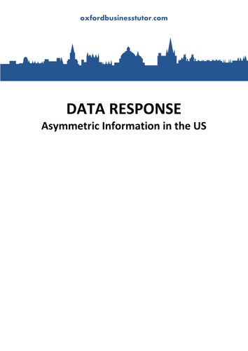 Financial sector market failure worksheet | Teaching Resources