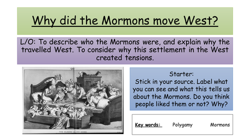 The Mormons | Teaching Resources