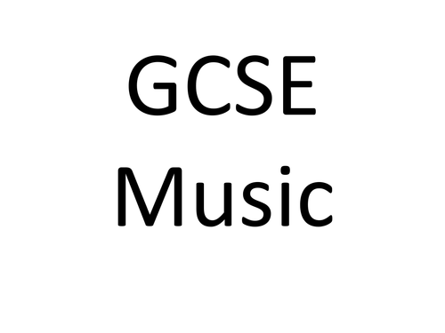 GCSE options evening - Music | Teaching Resources