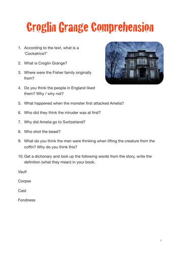 Halloween Comprehensions / Story / Resources | Teaching Resources