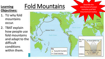 AQA GCSE Geography: Lesson 3 & 4 The Restless Earth - Fold Mountains ...