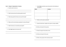 Cambridge Science Checkpoint 2 Worksheets | Teaching Resources
