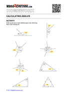 Calculating Angles (Homework) | Teaching Resources